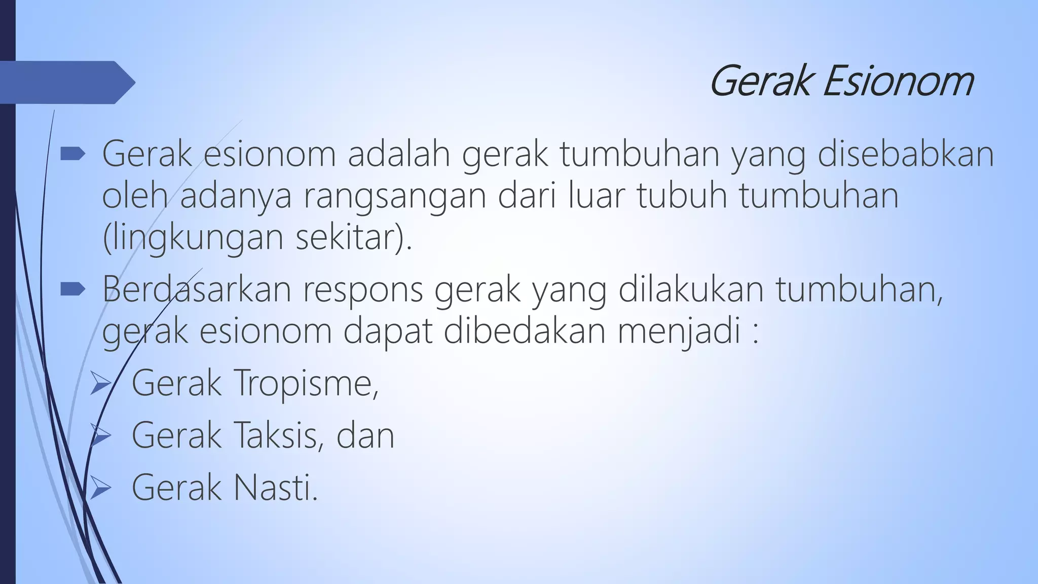 Sistem gerak pada tumbuhan | PPTX