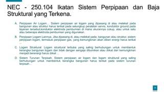 Sistem grounding dan bonding pada instalasi pipa penyaluran [autosaved ...