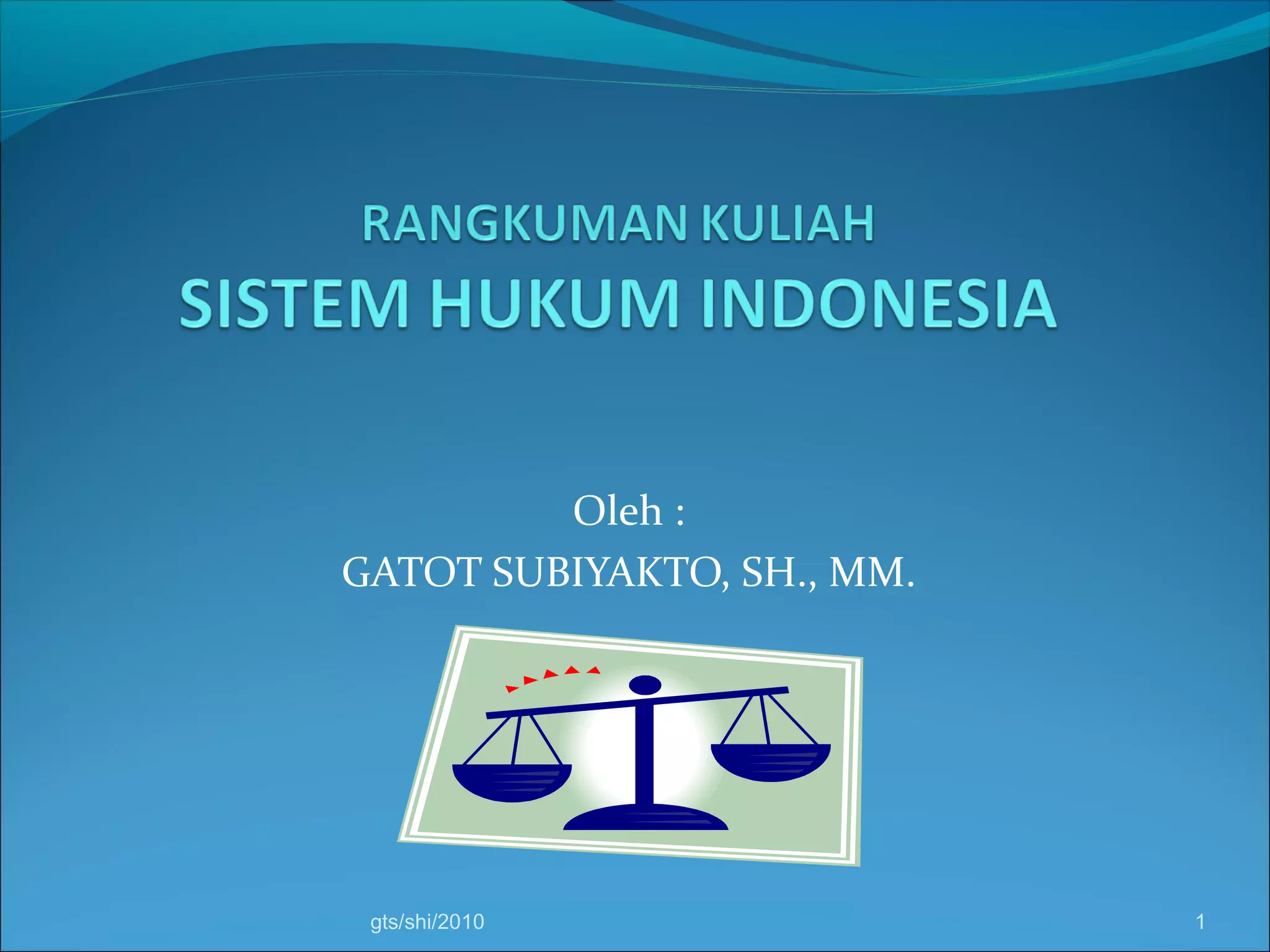 Sistem hukum | PPT