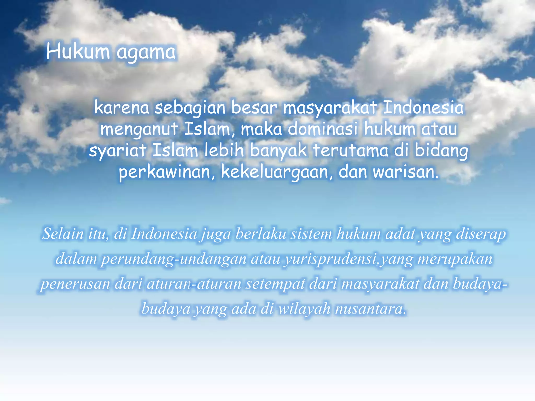 Sistem Hukum Indonesia Ppt 
