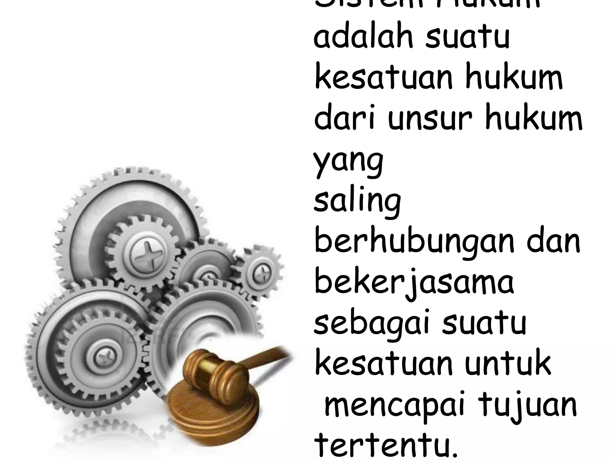 Sistem hukum indonesia | PPTX