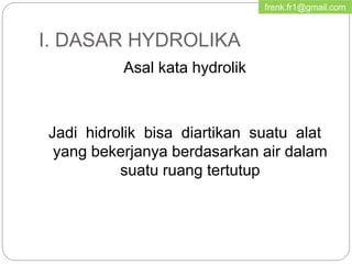 Sistem hydrolik | PPTX