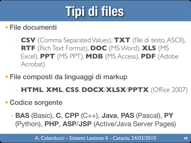 Sistemi lezione-ii | PPT