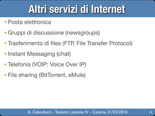 Sistemi lezione-iv-internet-e-posta-elettronica | PDF