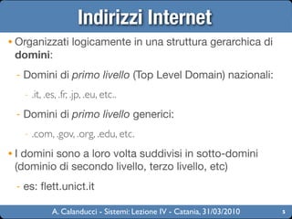 Sistemi lezione-iv-internet-e-posta-elettronica | PDF