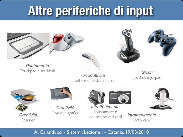 Sistemi lezione i - Presentazione - hardware