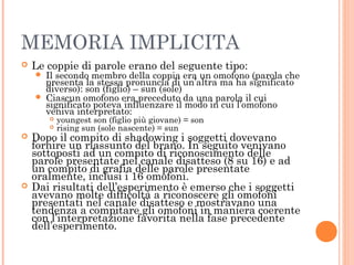 Sistemi di memoria s | PPT