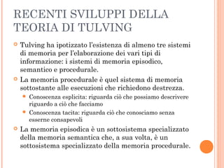 Sistemi di memoria s | PPT