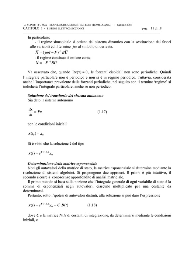 Sistemi elettromeccanici (1) | PDF