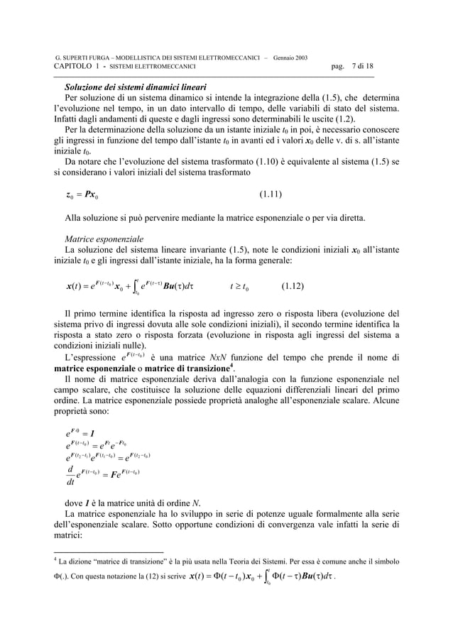 Sistemi elettromeccanici (1) | PDF