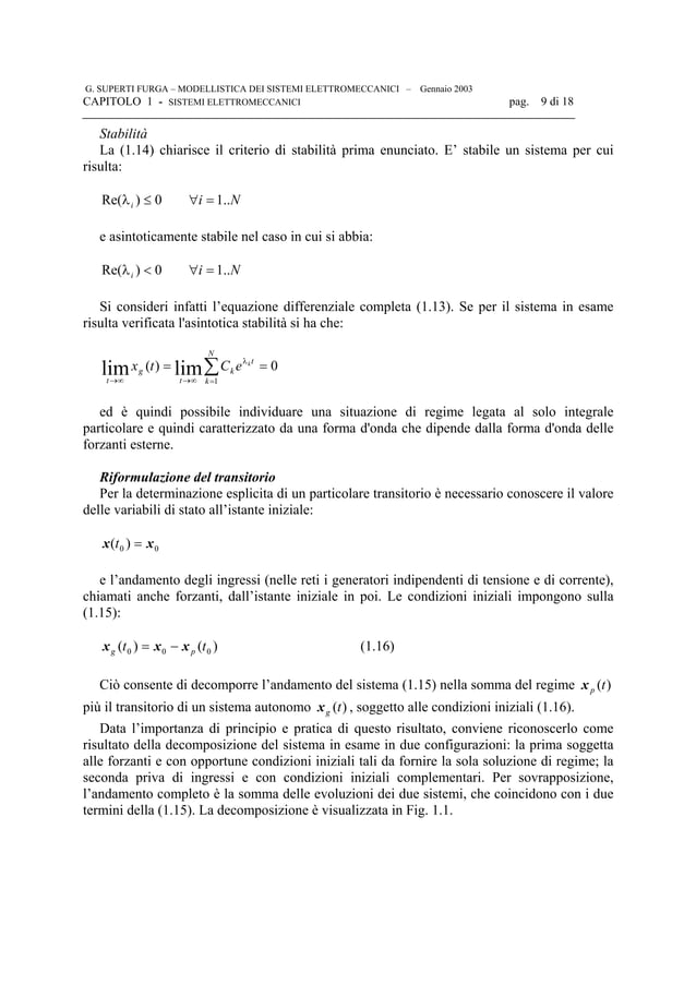 Sistemi elettromeccanici (1) | PDF