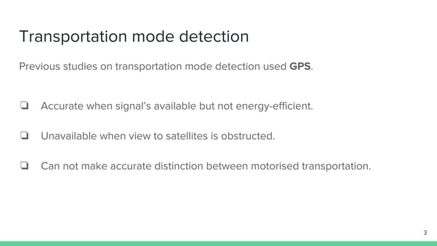 Accelerometer Based Transportation Mode Detection Pdf Auto