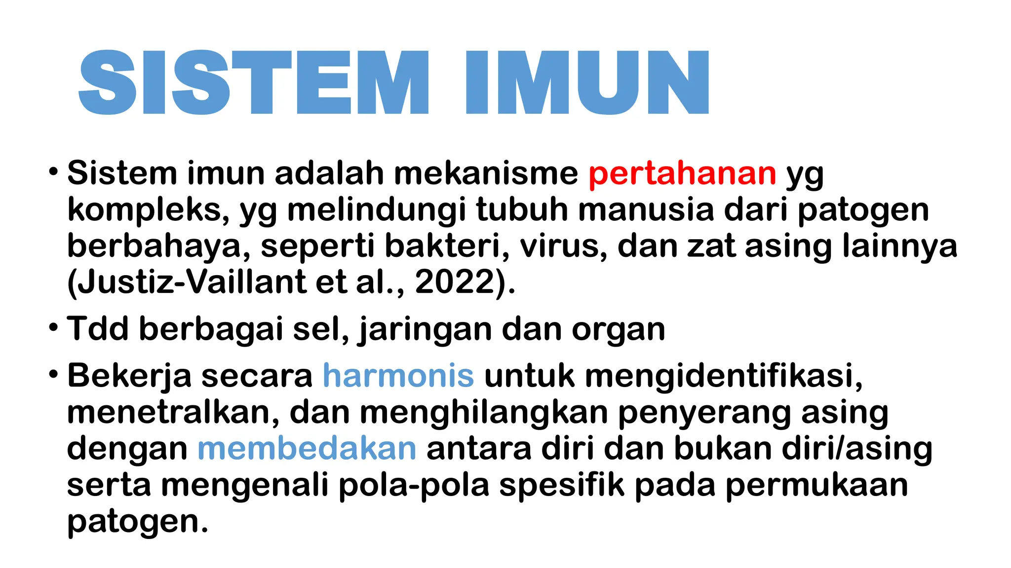 SISTEM IMUN, Dasar-Dasar Imunitas bagi mahasiswa Keperawatan | PPTX