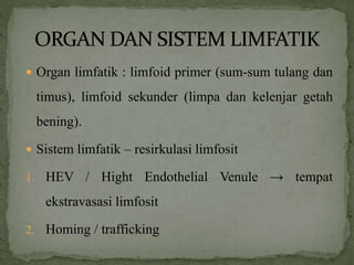 Sistem imun spesifik | PPTX