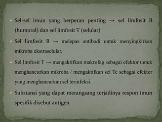 Sistem imun spesifik | PPTX