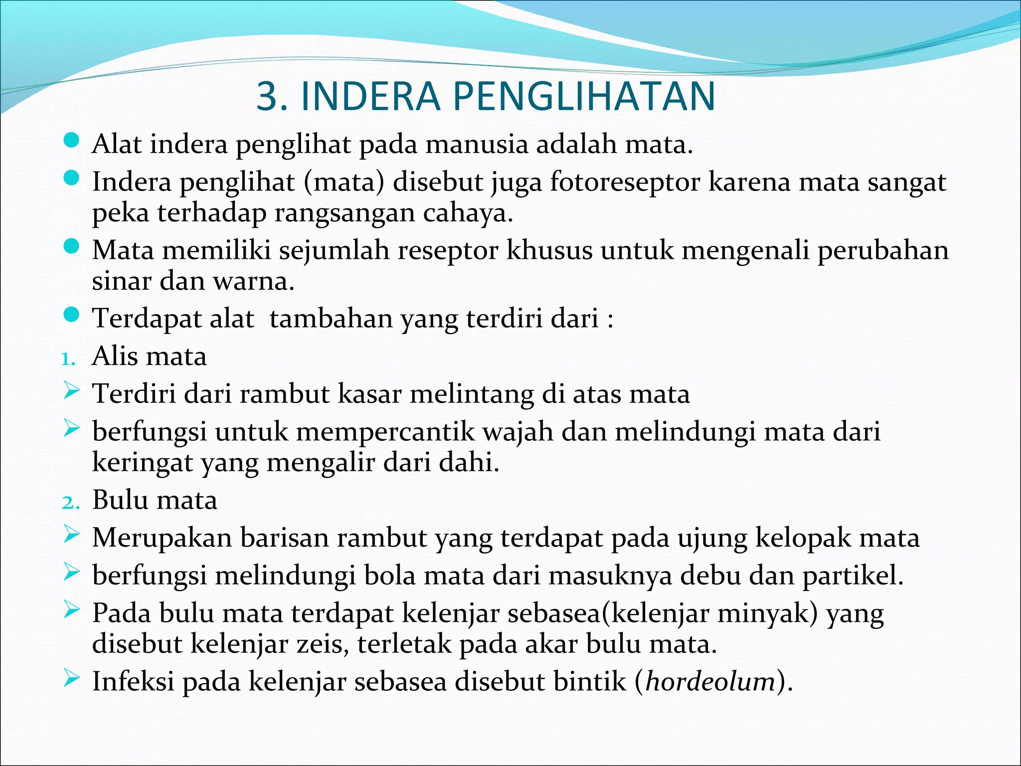 Sistem indera | PPT