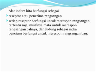 Sistem indera | PPT