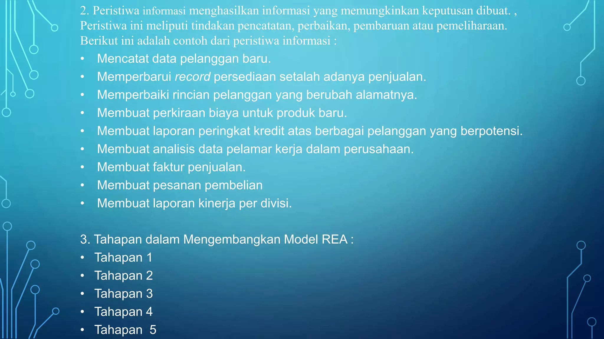 Sistem Database menggunakan Model REA | PPTX