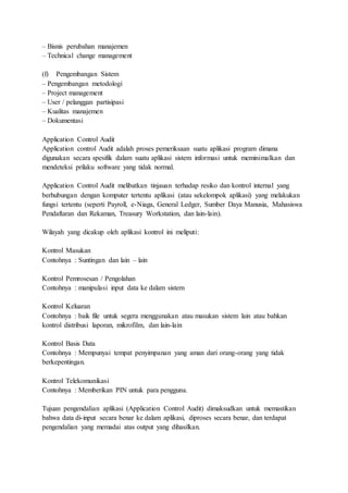 Sistem informasi audit | PDF