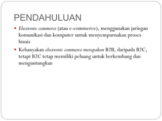 Sistem informasi dalam e commerce | PPT
