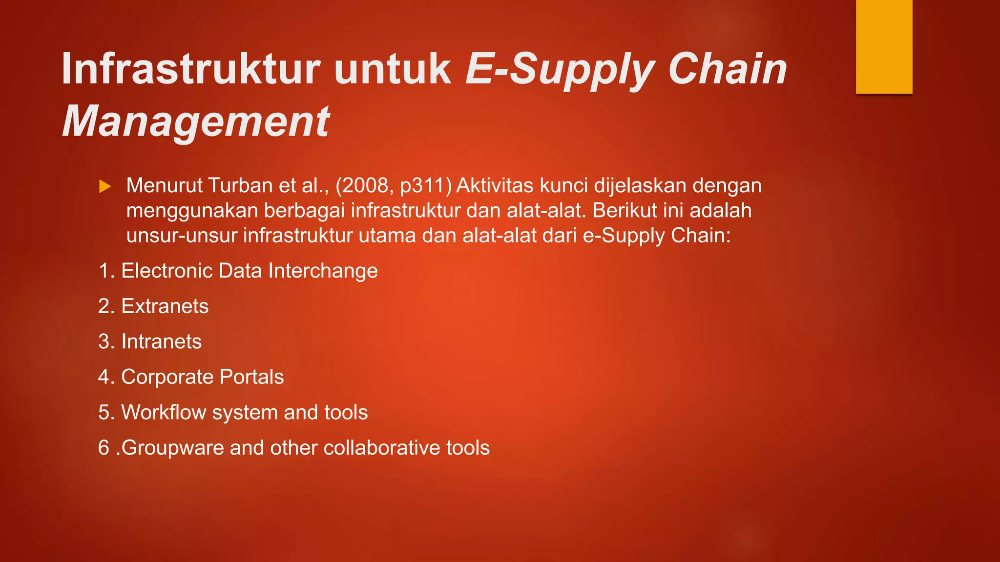 Sistem informasi dan manajemen rantai pasok | PPTX