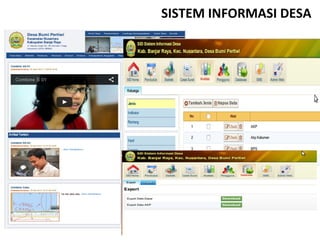 Sistem informasi desa & Open Data Temanggung | ODP