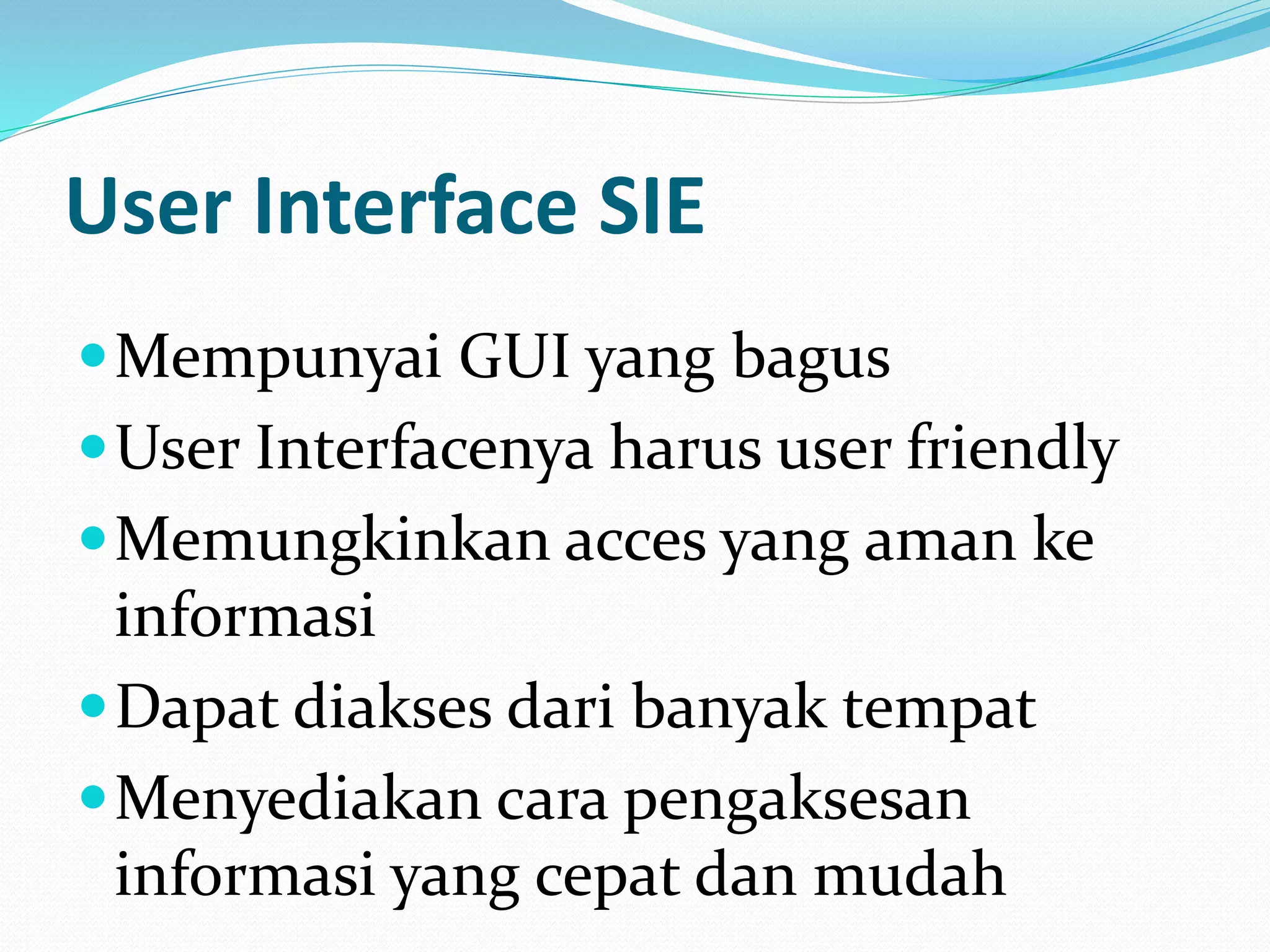 Sistem informasi enterprise (sie) | PPTX