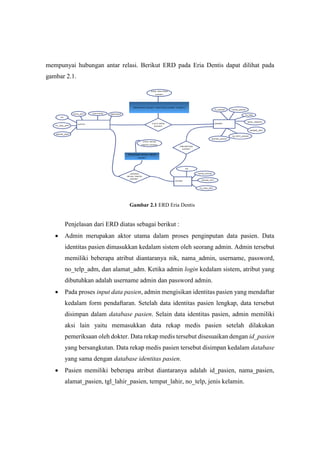 Sistem informasi eria dentis | PDF