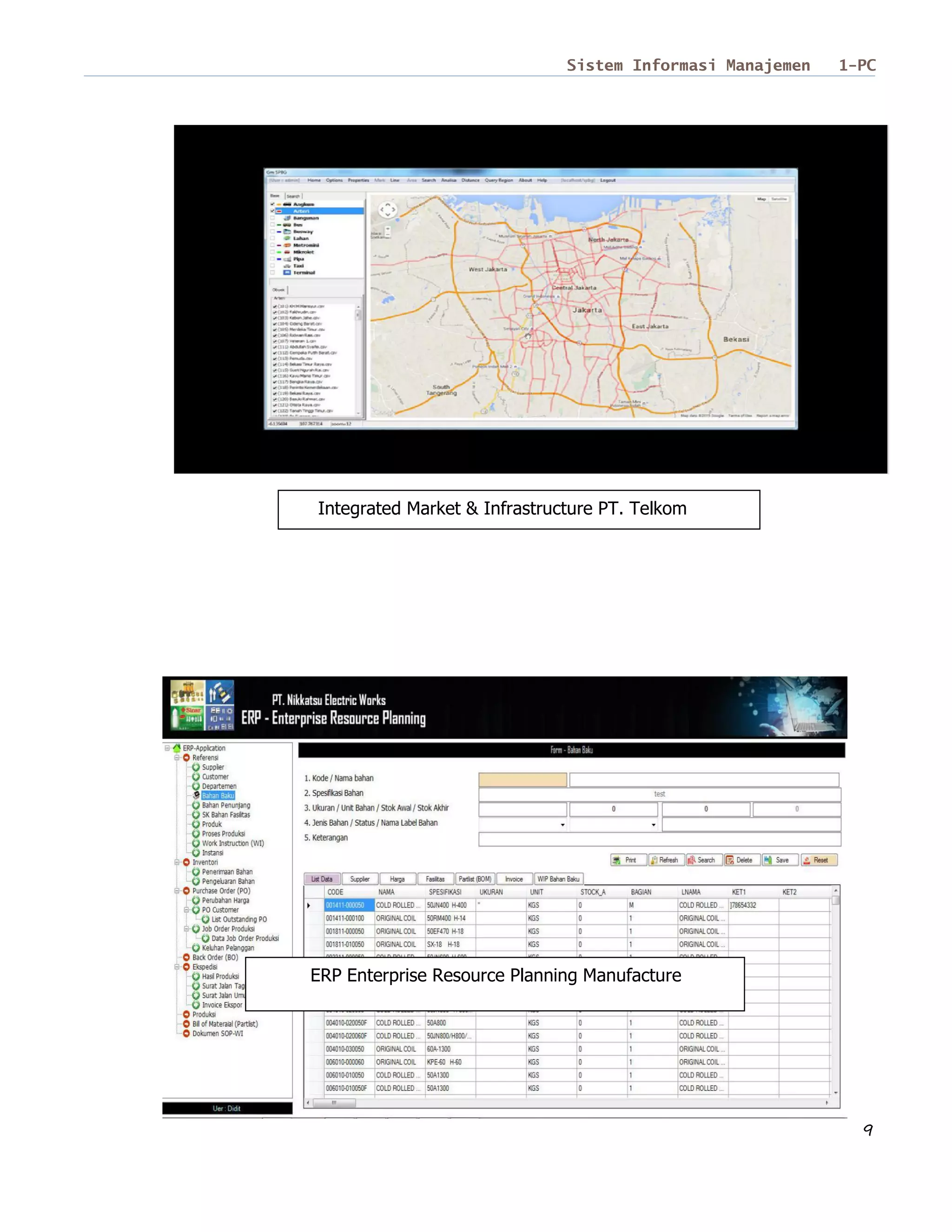 Sistem informasi erp 2018 | PDF