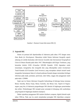 Sistem informasi geografis 1 | PDF
