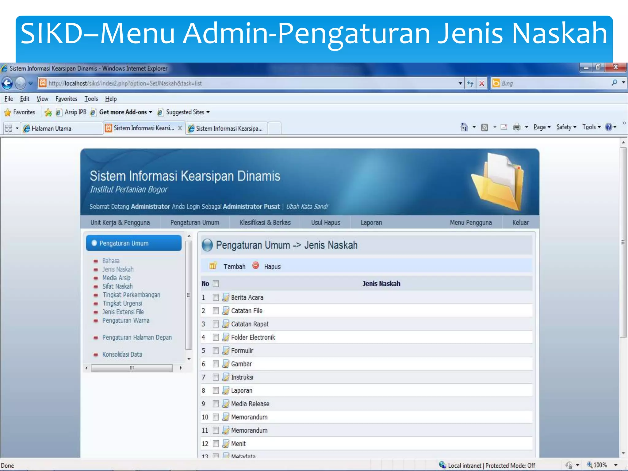 Sistem informasi kearsipan | PPT