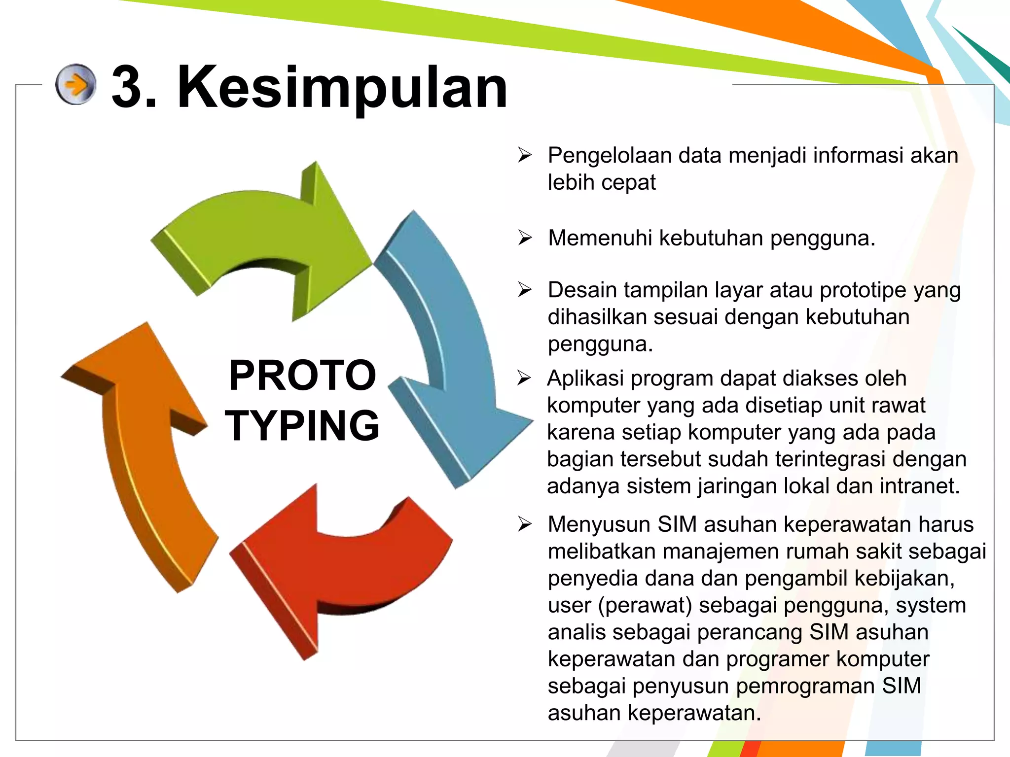 Sistem informasi kesehatan metode prototyping | PPTX