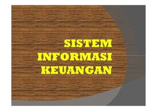 Sistem informasi keuangan | PDF