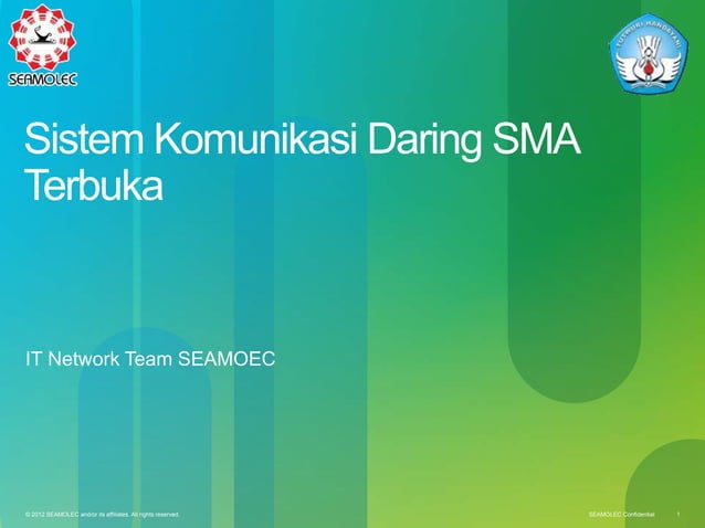Sistem Informasi Komunikasi Daring SMA Terbuka | PPTX | Internet ...