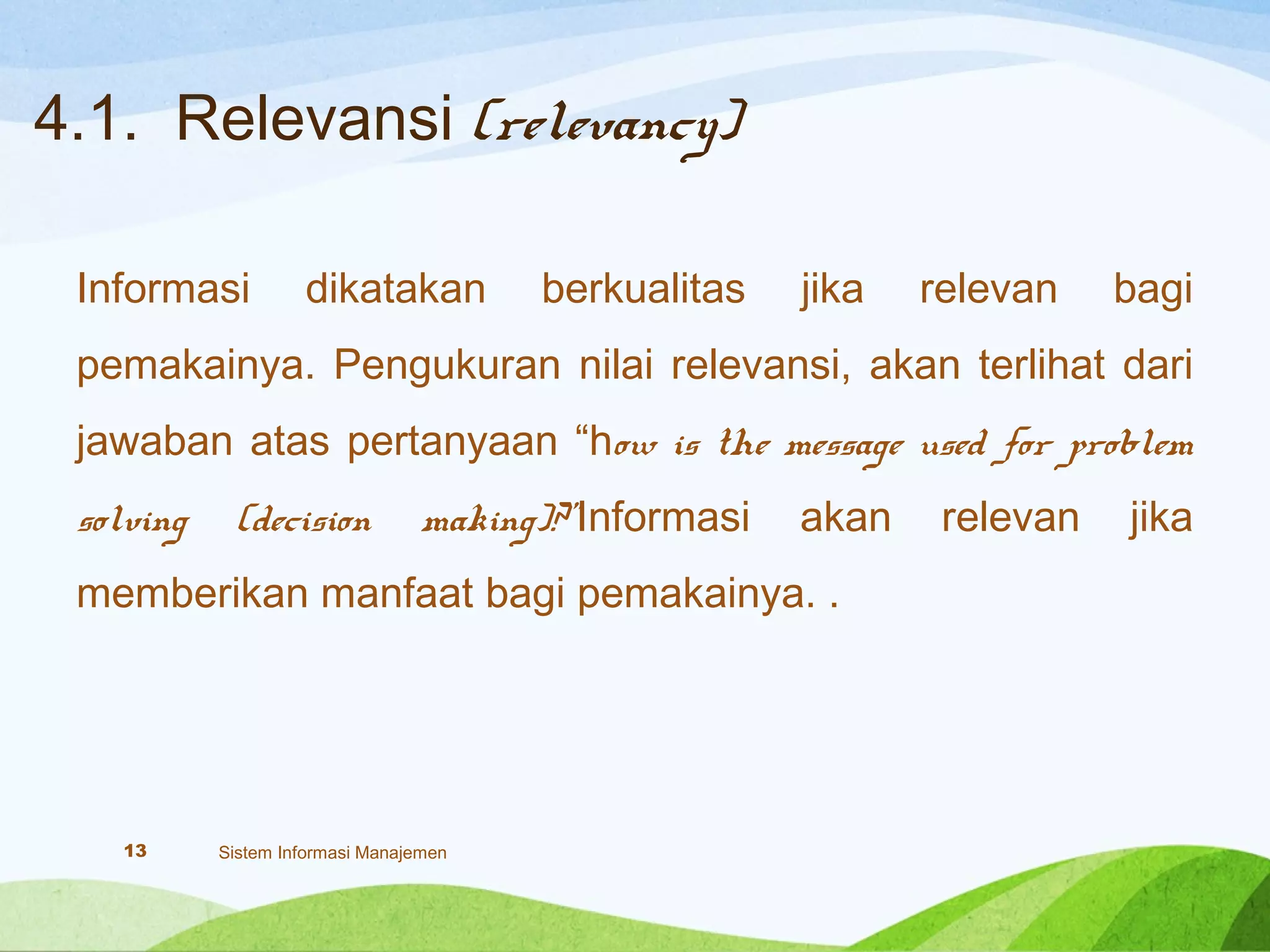 Sistem informasi manajemen | PPT