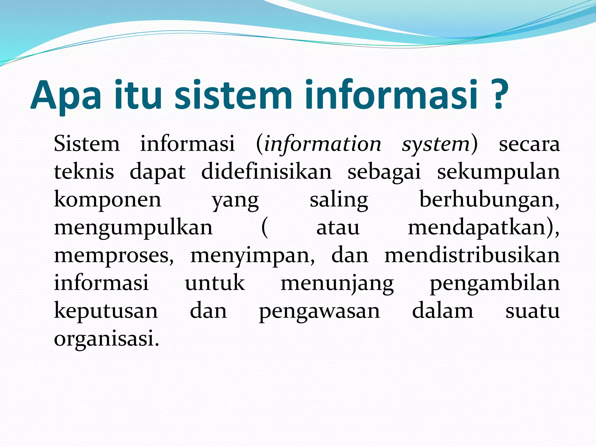 Sistem informasi manajemen | PPTX