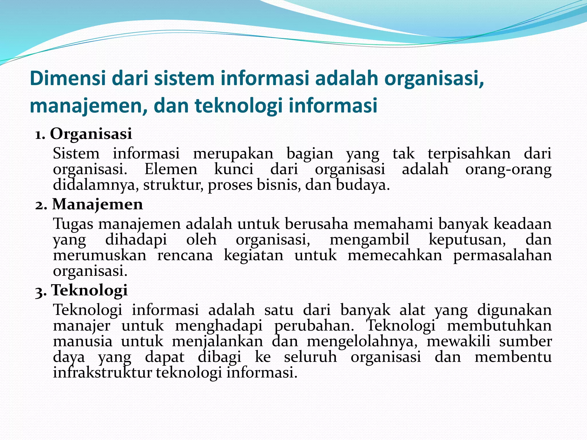Sistem informasi manajemen | PPTX