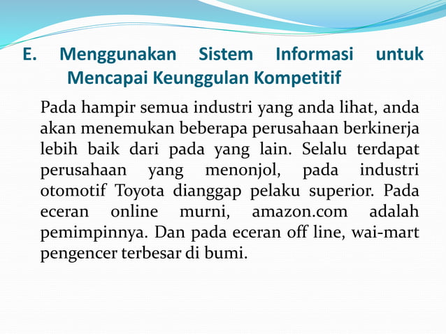 Sistem informasi manajemen | PPTX