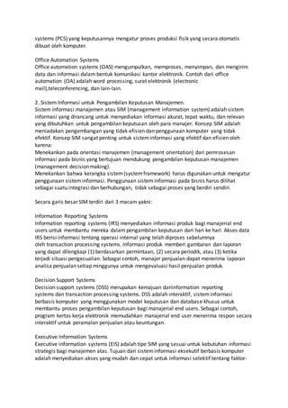 Sistem informasi manajemen | PDF