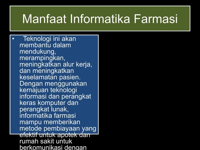 Sistem informasi manajemen apotek | PPTX