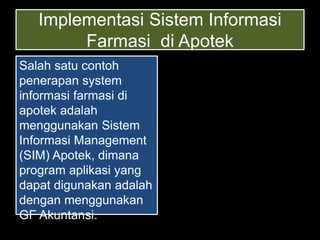 Sistem informasi manajemen apotek | PPTX