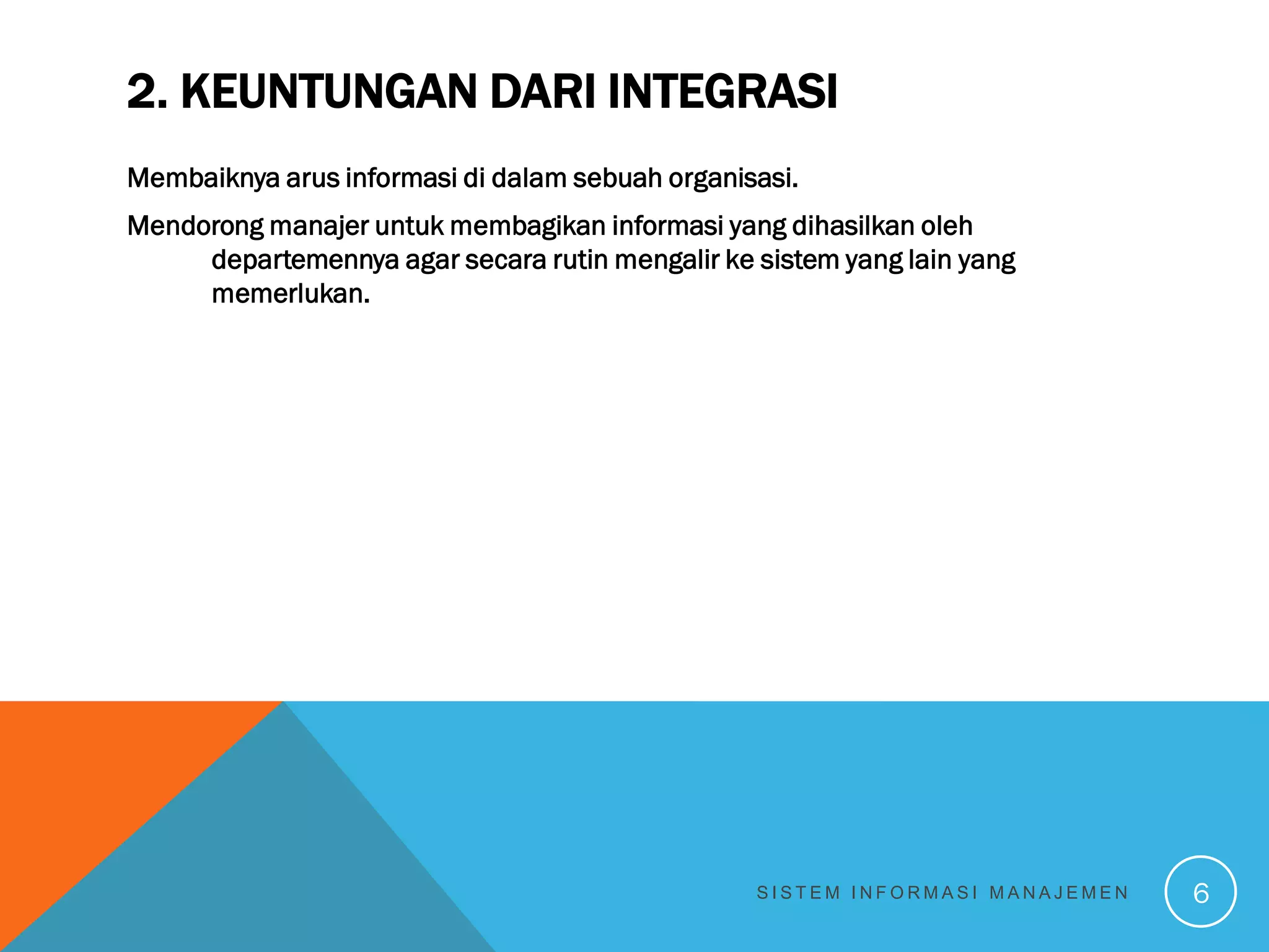 Integrasi Sistem Manajemen | PDF
