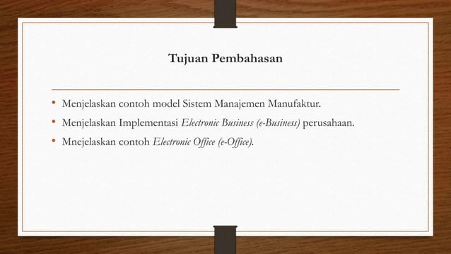 Implementasi Sistem Informasi Manajemen | PPTX