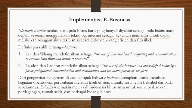 Implementasi Sistem Informasi Manajemen | PPTX