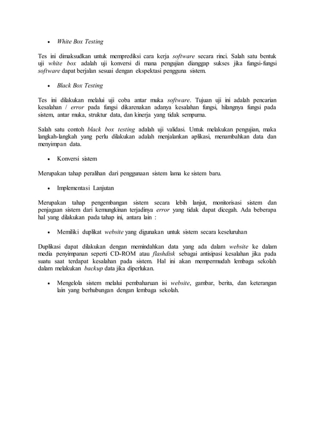 Sistem informasi manajemen sekolah dita | PDF