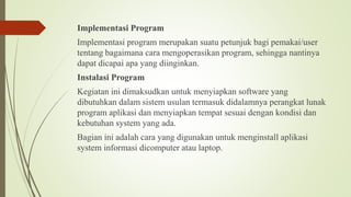Sistem informasi manajemen umkm konveksi | PPTX