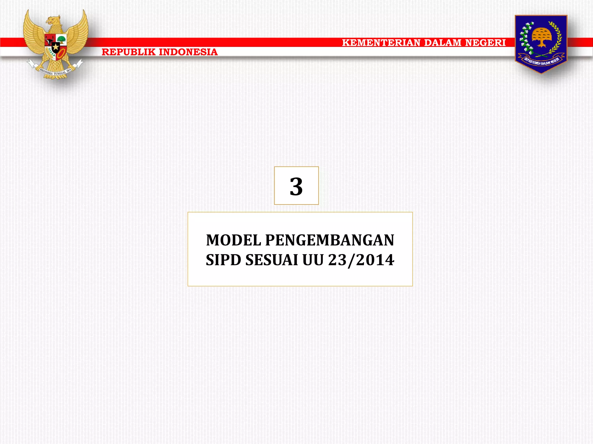 Sistem informasi pembangunan daerah (sipd) tahun 2015 | PPT