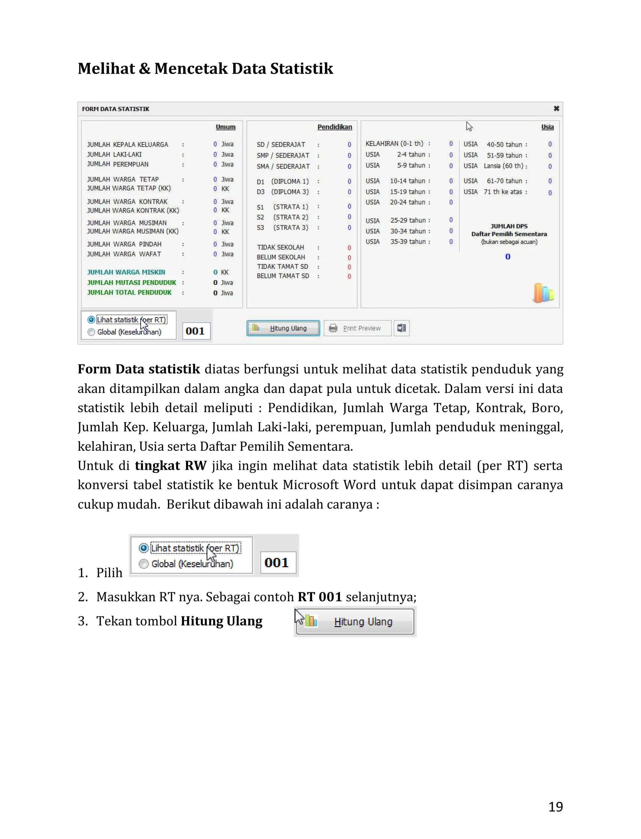 Aplikasi Pengelolaan Data dan Administrasi Warga RT/RW | PDF