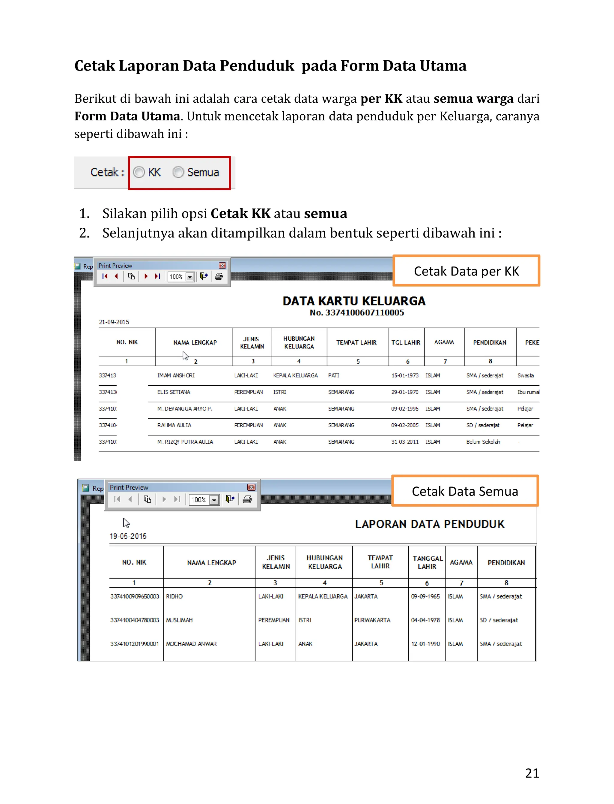 Aplikasi Pengelolaan Data dan Administrasi Warga RT/RW | PDF