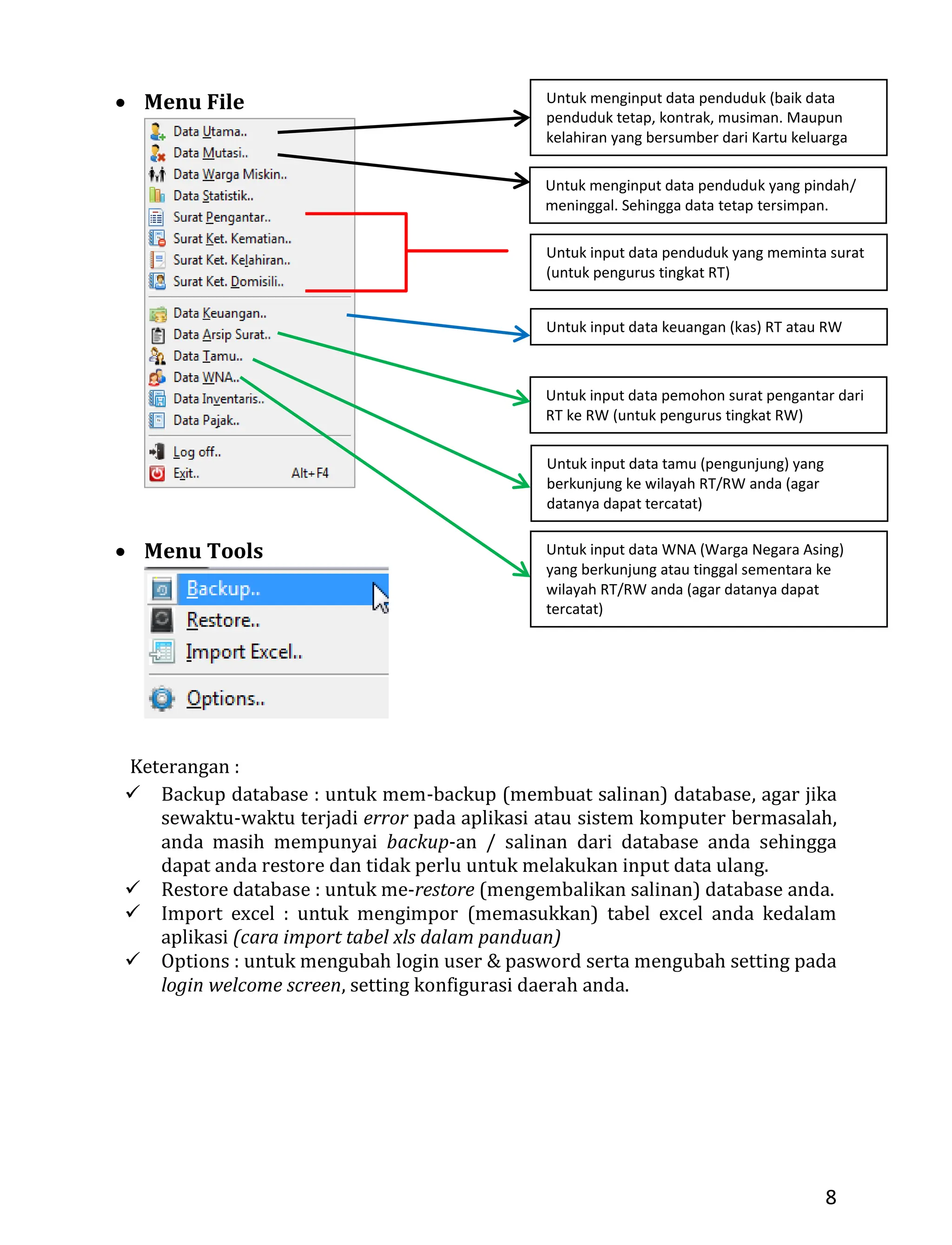 Aplikasi Pengelolaan Data dan Administrasi Warga RT/RW | PDF